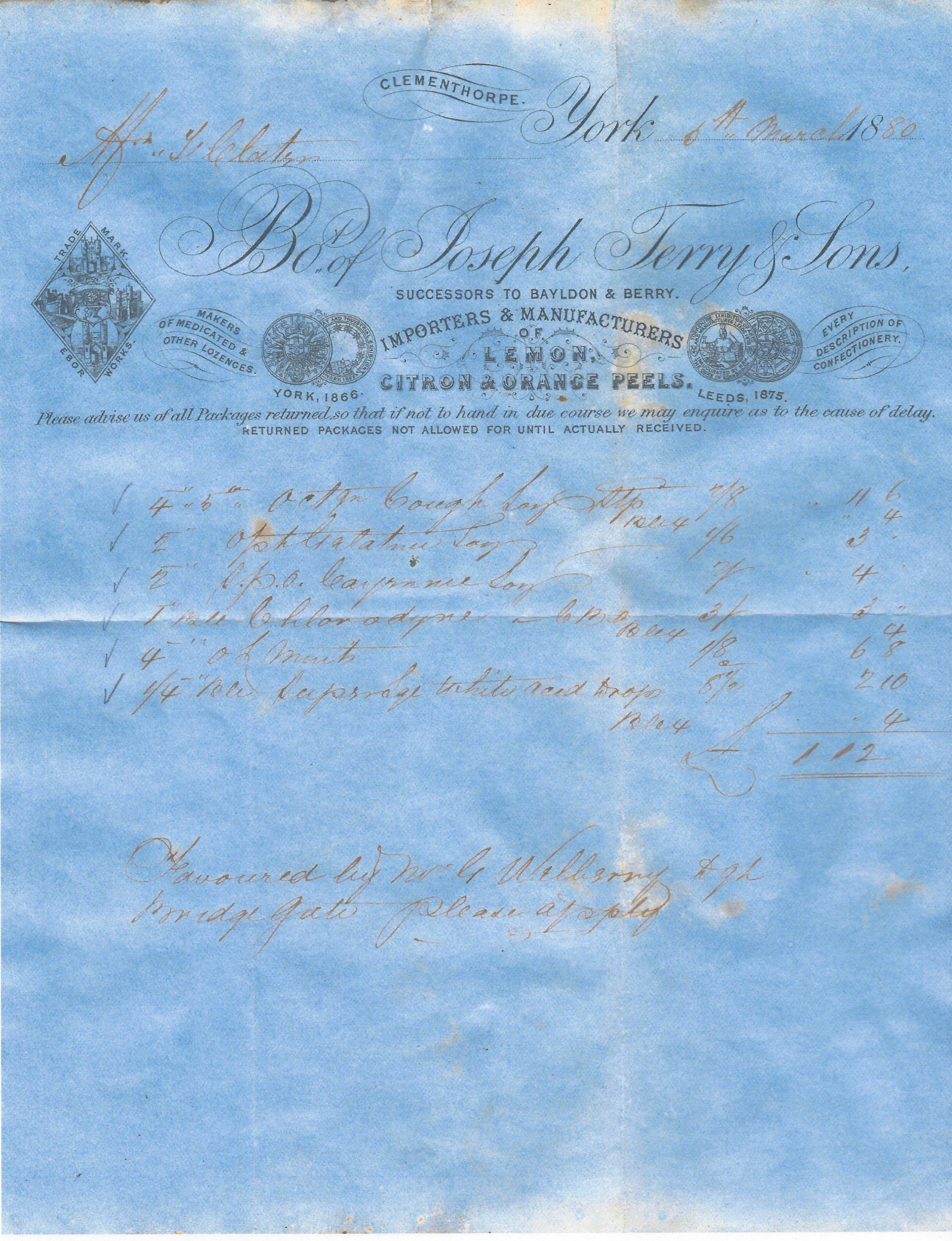 Clements Hall Local History Group - Clementhorpe: Terry's Confectionery ...